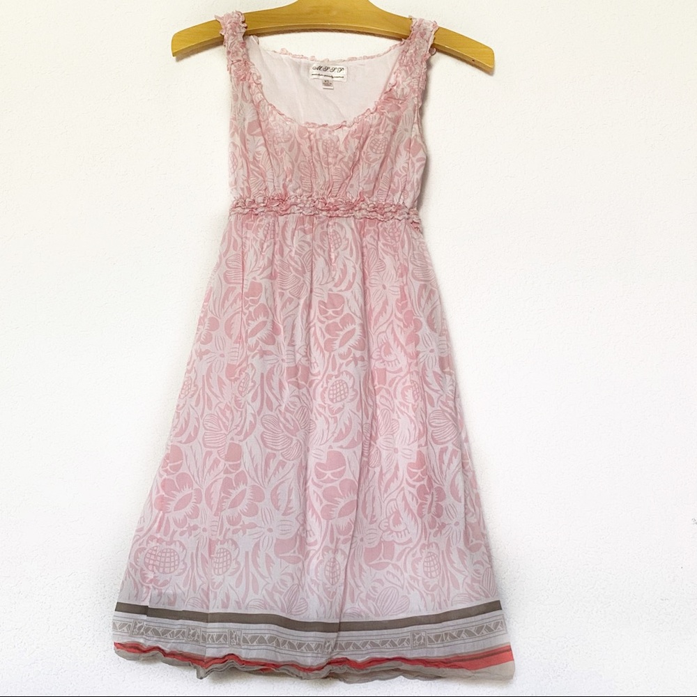 Max Studio Specialty Product Pink Pattern Dress - Gem